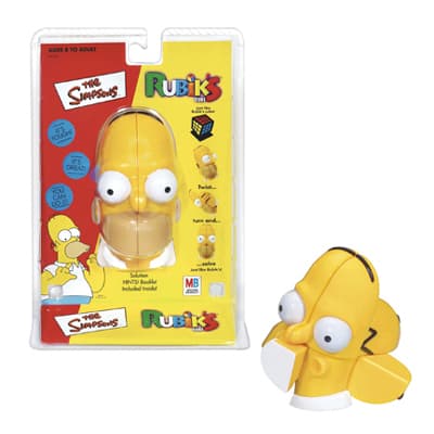 The Simpsons Rubik's Cube Homer Simpson Official Rules & Instructions ...