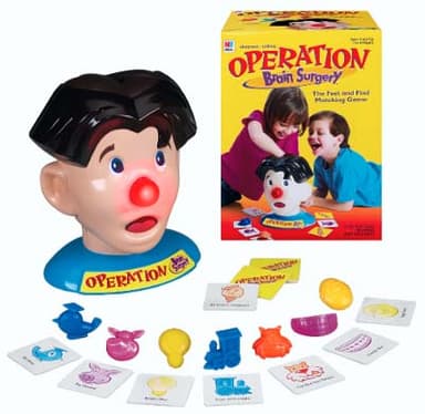 Operation Brain Surgery Game Rules & Instructions Manual - Hasbro