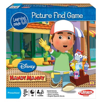 Learning Made Fun! Handy Manny Picture Find Game Rules & Instructions ...