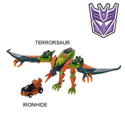 Terrorsaur With Ironhide Mini-Con Figure Rules & Instructions Manual ...
