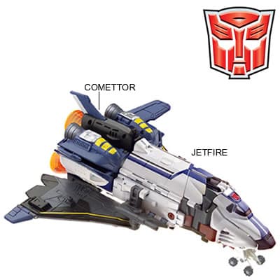Transformers Powerlinx Jetfire with Comettor Mini-Con Figure Official ...